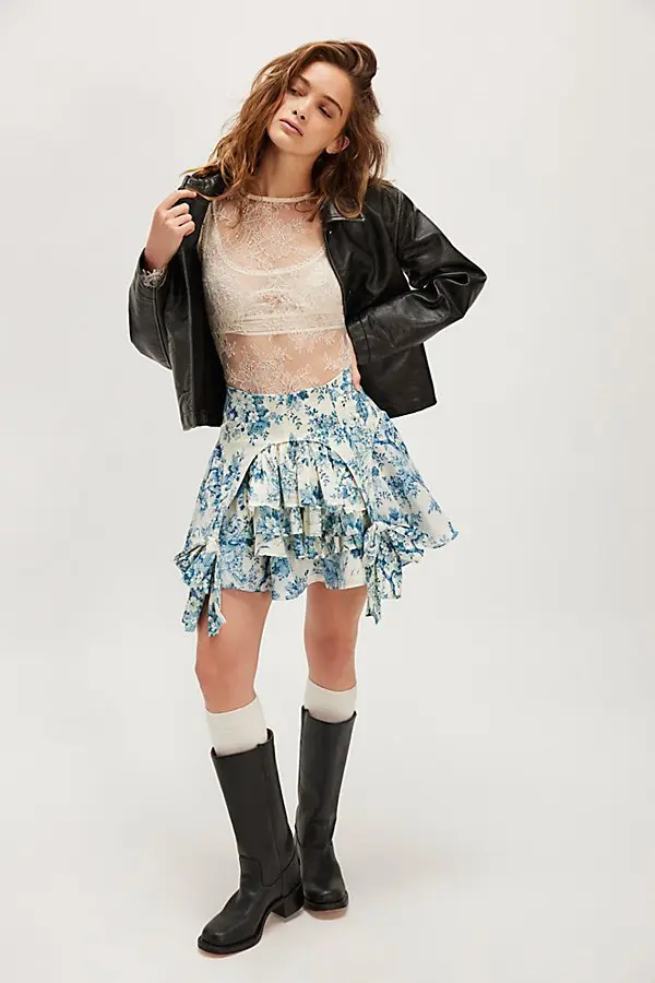 SELKIE Boudoir Mini Skirt