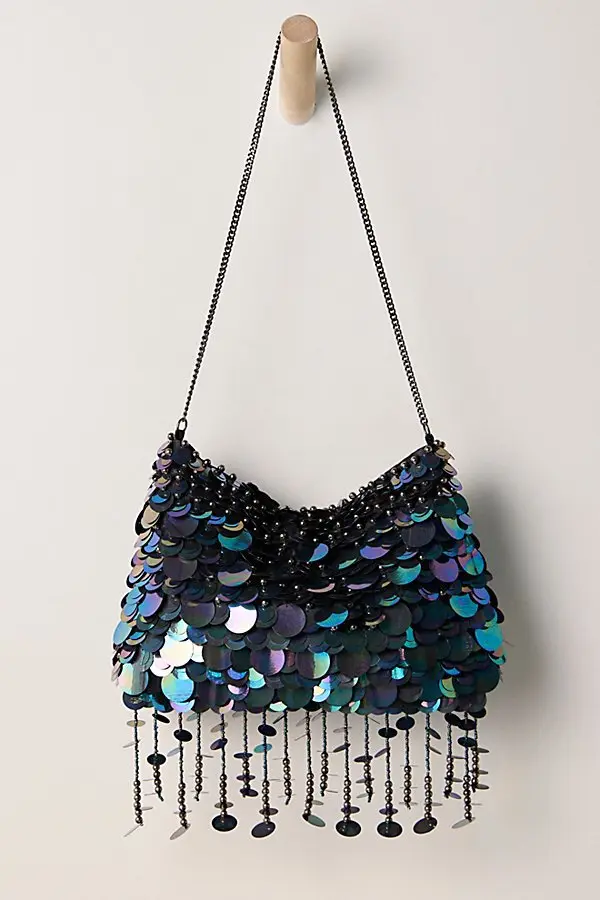 Free People Dazzling Drop Shoulder Bag - Black
