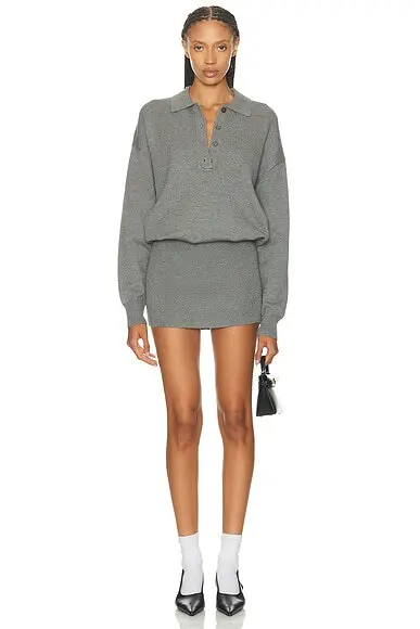 SEROYA Lilly Dress - Medium Grey