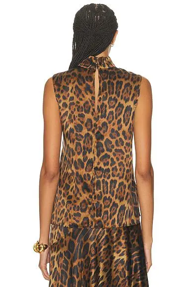 Adam Lippes Varick Leopard Top
