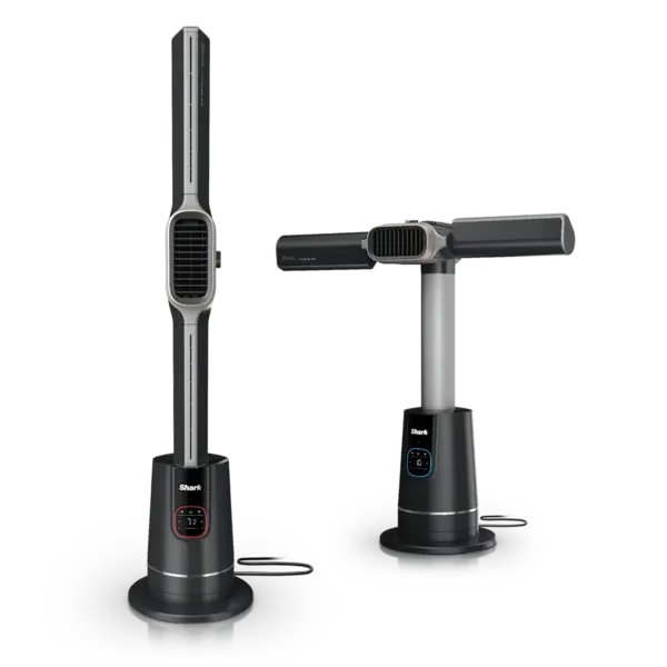 SHARK Turboblade Tower Fan And Heater - Charcoal