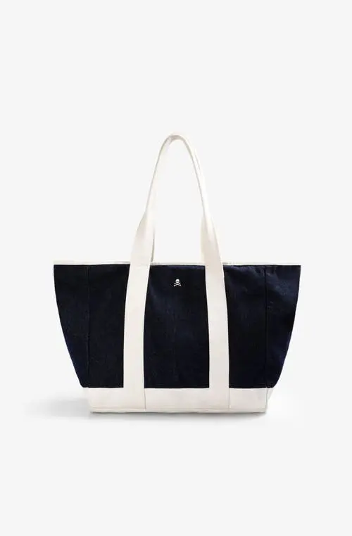 SCALPERS Belu Two-tone Travel Bag - Denim