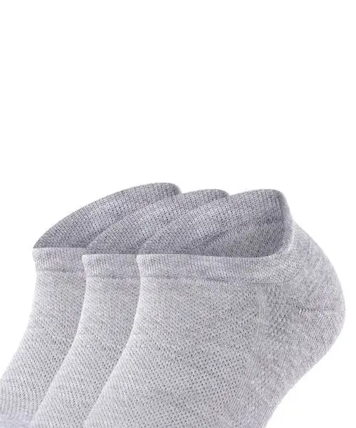 Falke Cool Kick 3-pack Sneaker Socks - Light Grey