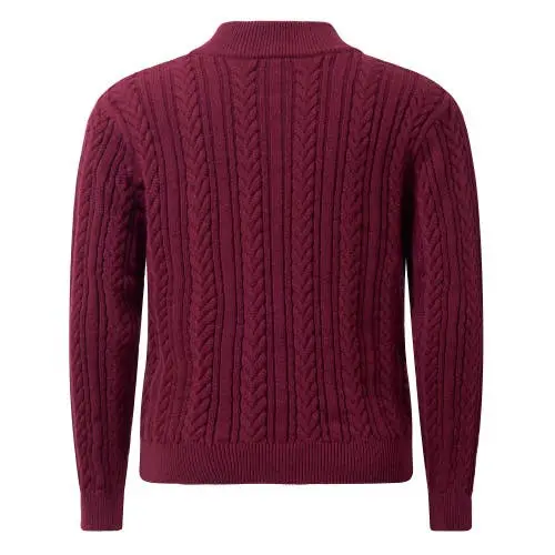 RACHEL RILEY Half-zip Cable Knit Sweater