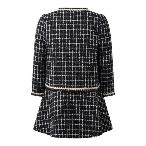 RACHEL RILEY Tweed Jacket & Skirt Set