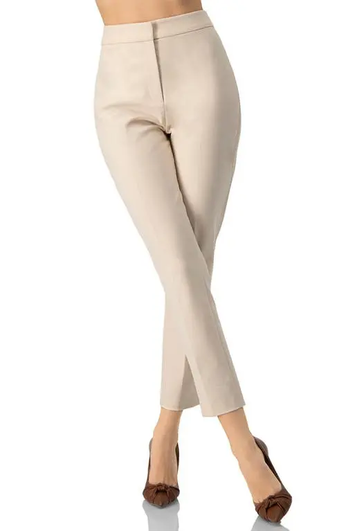 IVONNE Straight Cut Capri Trousers