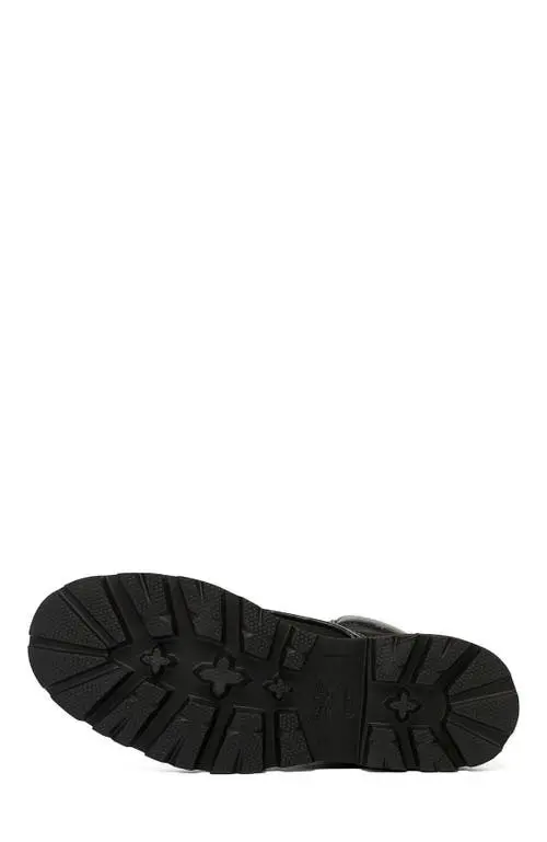 Mcm Ankle Boots In Nubuck And Monogram Print Leather - Black