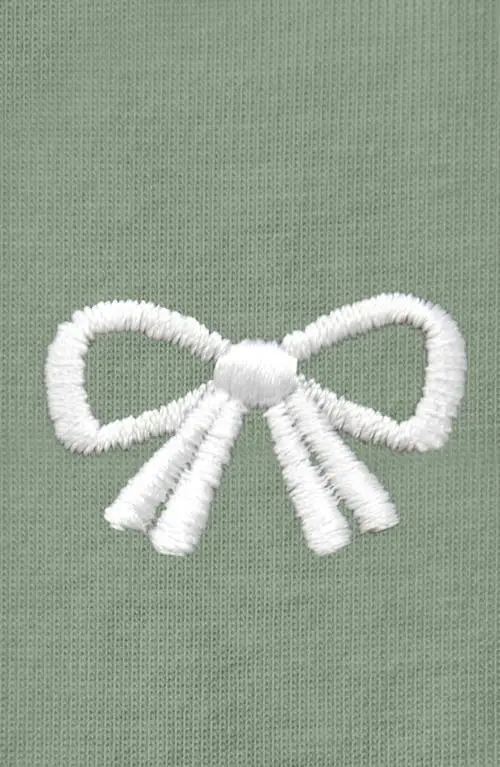DALIX Bow Jersey Tee - Sage