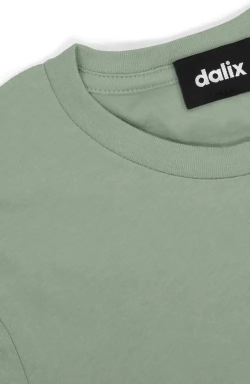DALIX Bow Jersey Tee - Sage