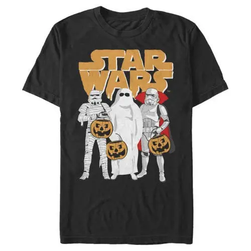 STAR WARS: A NEW HOPE Star Wars A New Hope Stormtrooper Halloween Costumes Graphic T-shirt - Black