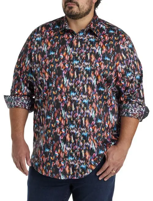 ROBERT GRAHAM BY DXL Big & Tall Bratton Sport Shirt