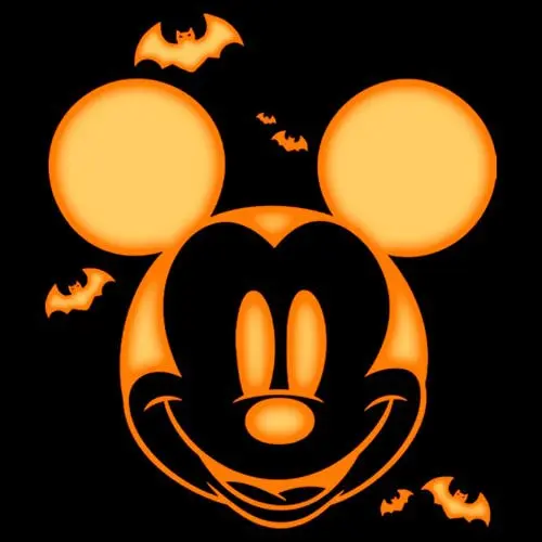 MICKEY & FRIENDS Pumpkin Face Graphic T-shirt