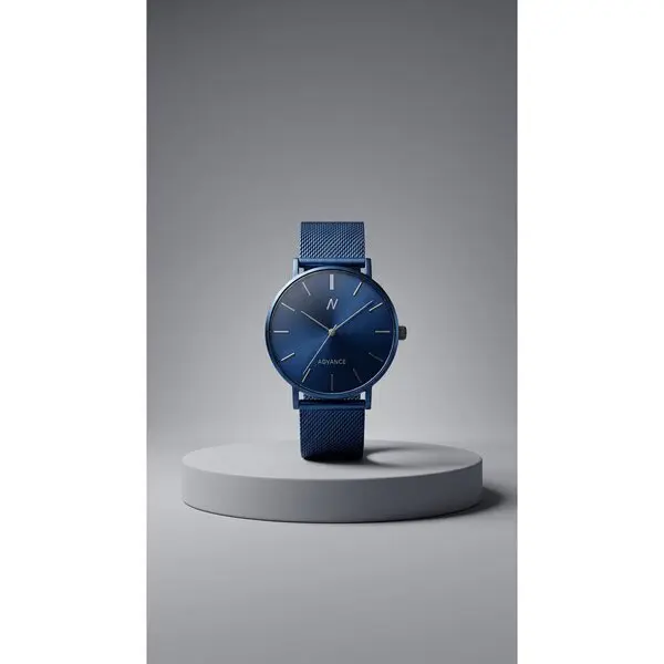 NCMPRBL Advance Mesh Bracelet Watch - Midnight Blue