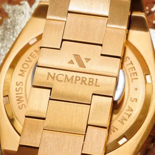 NCMPRBL Elevate Link Bracelet Watch - Rose Gold/sunray