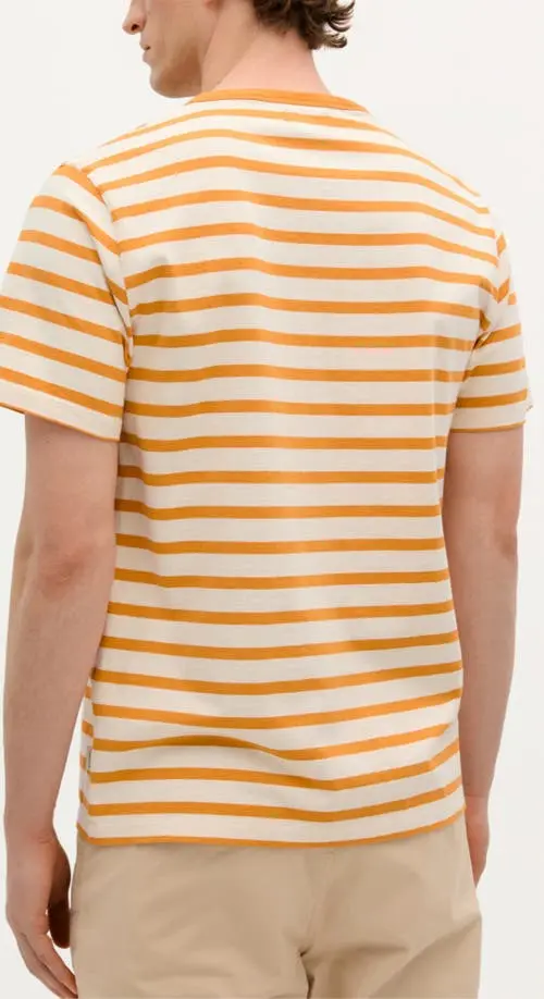 SCALPERS Stripes Patch Tee - Orange