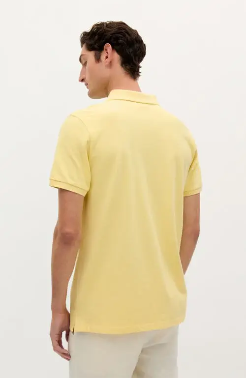 SCALPERS Basic Polo I - Light Yellow