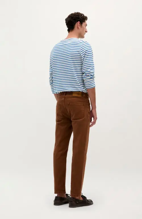 SCALPERS Cropped Cotton-blend Jeans - Pumpkin