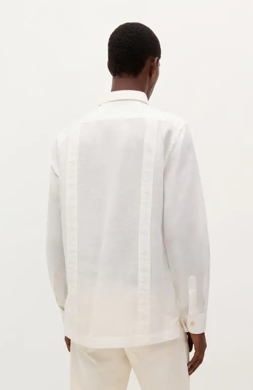 SCALPERS Nante G Linen Shirt - Off White
