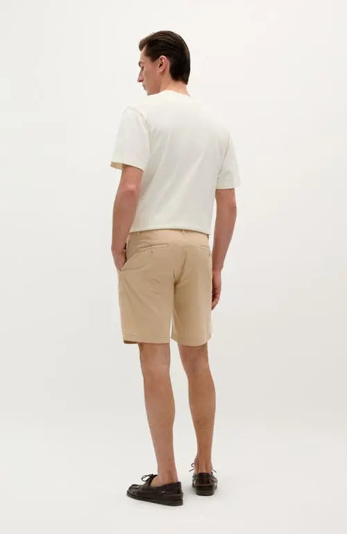 SCALPERS Cotton Bermuda Shorts - Sand