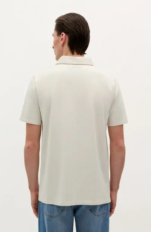SCALPERS Icon Jersey Polo - Light Grey