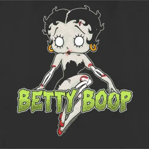 BETTY BOOP Zombie Logo Graphic T-shirt