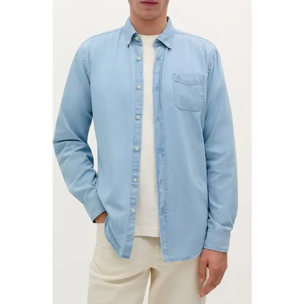 SCALPERS Forest Bd Shirt I - Light Denim