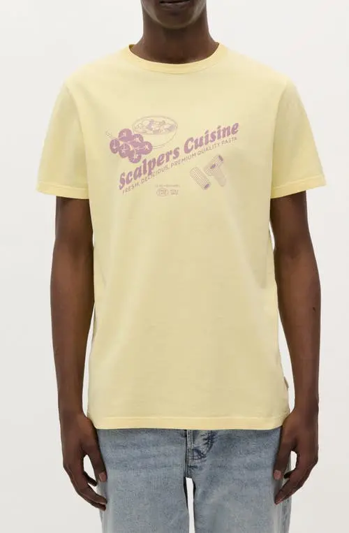 SCALPERS Cuisine Tee - Light Yellow
