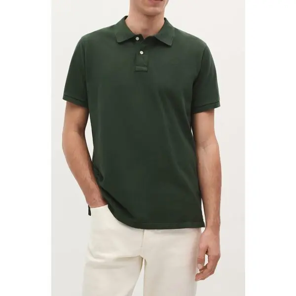 SCALPERS Basic Polo - Dark Khaki