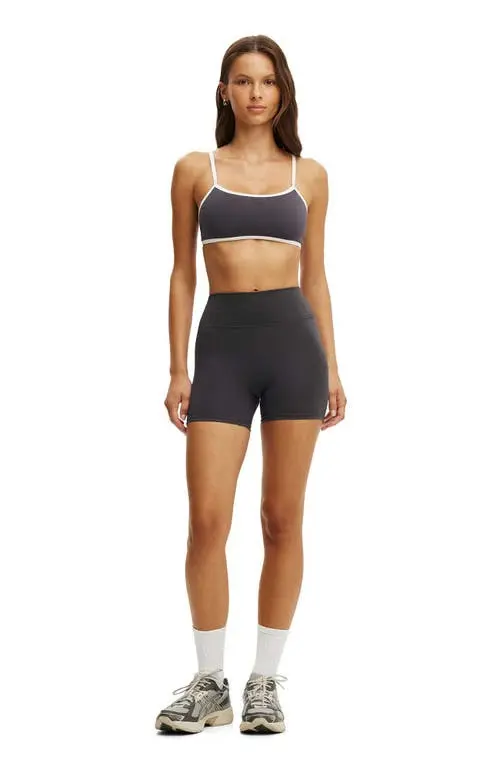 Cotton:on Active Ultra Soft Invisible Scrunch Shortie Shorts - Graphite