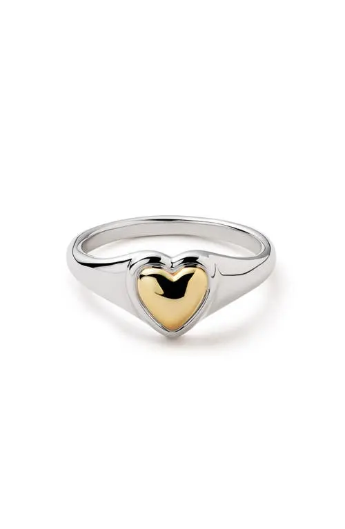 ANA LUISA Elysia Heart Ring - Gold /silver