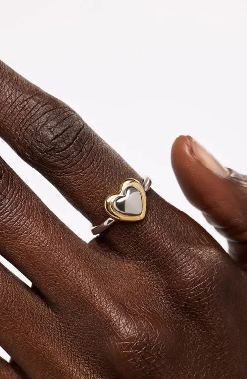 ANA LUISA Camelia Heart Ring