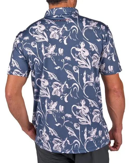 BLACK CLOVER Sway Cool Polo - Charcoal