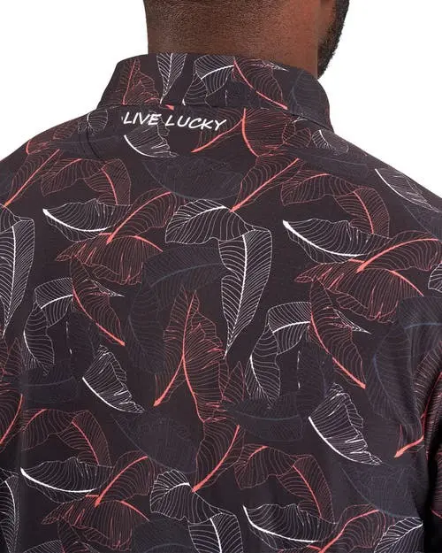 BLACK CLOVER Tropical Luck Polo - Black