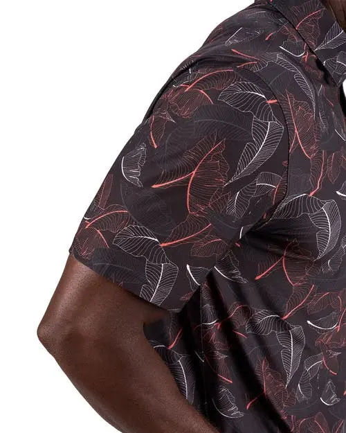 BLACK CLOVER Tropical Luck Polo - Black