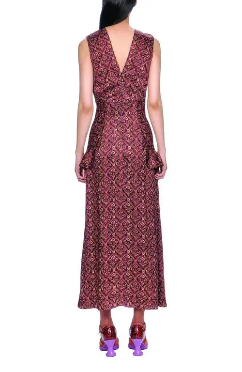 Anna Sui Wallpaper Medley Maxi Dress