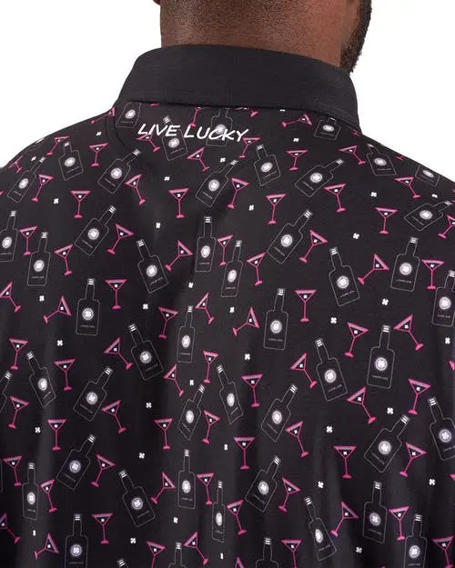 BLACK CLOVER Liquid Luck Polo - Black
