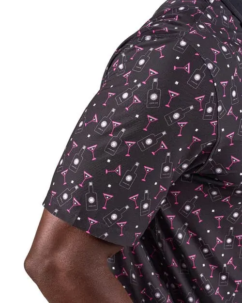 BLACK CLOVER Liquid Luck Polo - Black