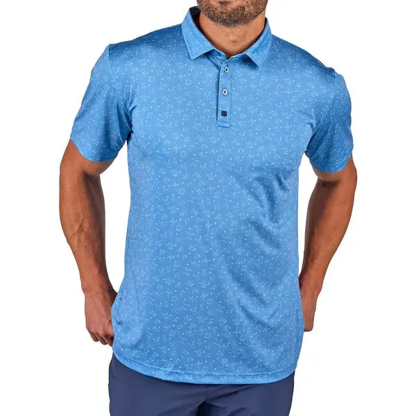 BLACK CLOVER Lucky Signs Polo - Moody Blue