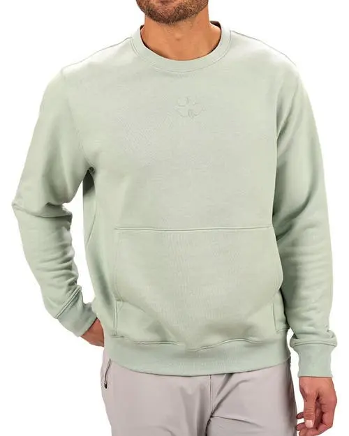 BLACK CLOVER Pocket Crewneck Pullover - Sage
