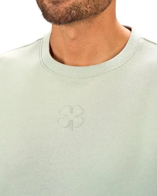 BLACK CLOVER Pocket Crewneck Pullover - Sage