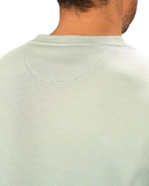 BLACK CLOVER Pocket Crewneck Pullover - Sage