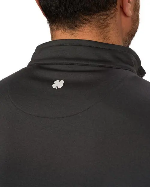 BLACK CLOVER Cross Q-zip Performance Pullover - Black
