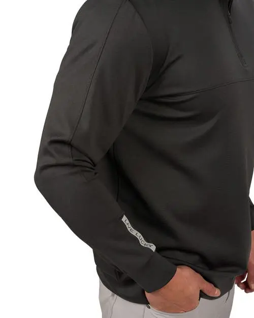 BLACK CLOVER Cross Q-zip Performance Pullover - Black