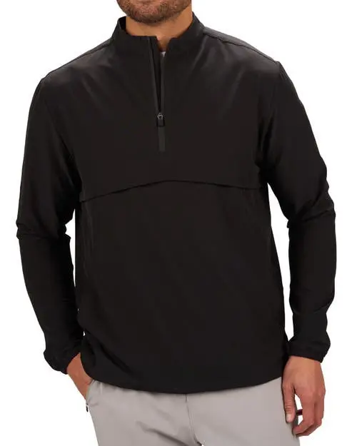 BLACK CLOVER Player Quarter Zip Jacket - Black