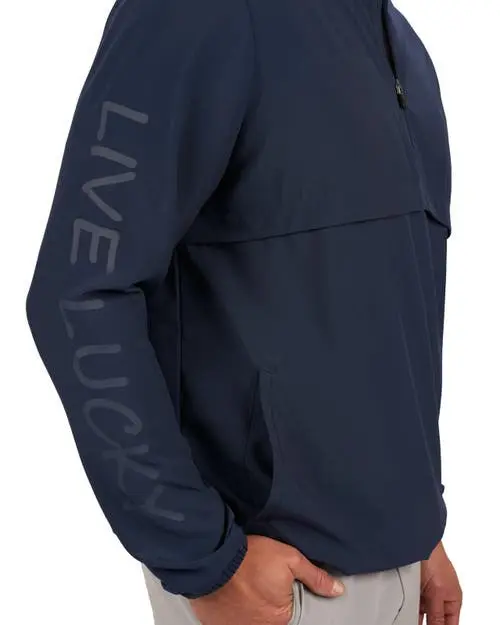 BLACK CLOVER Player Quarter Zip Jacket - Navy