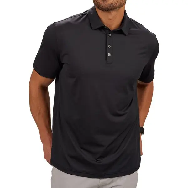 BLACK CLOVER Crockett Polo - Black
