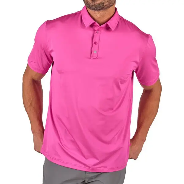BLACK CLOVER Crockett Polo - Electric Rose