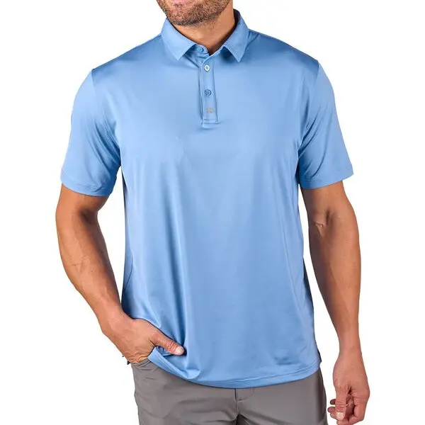 BLACK CLOVER Crockett Polo - Moody Blue