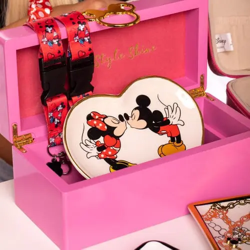 Disney Mickey Mouse And Minnie Mouse Jewelry Tray