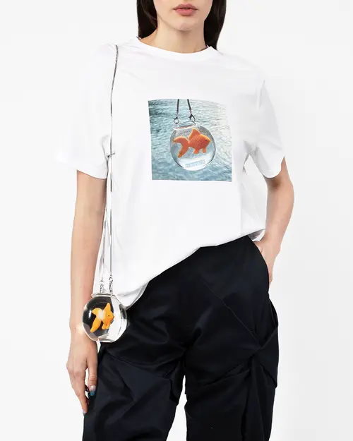 KATE BARTON Goldfish Print T-shirt